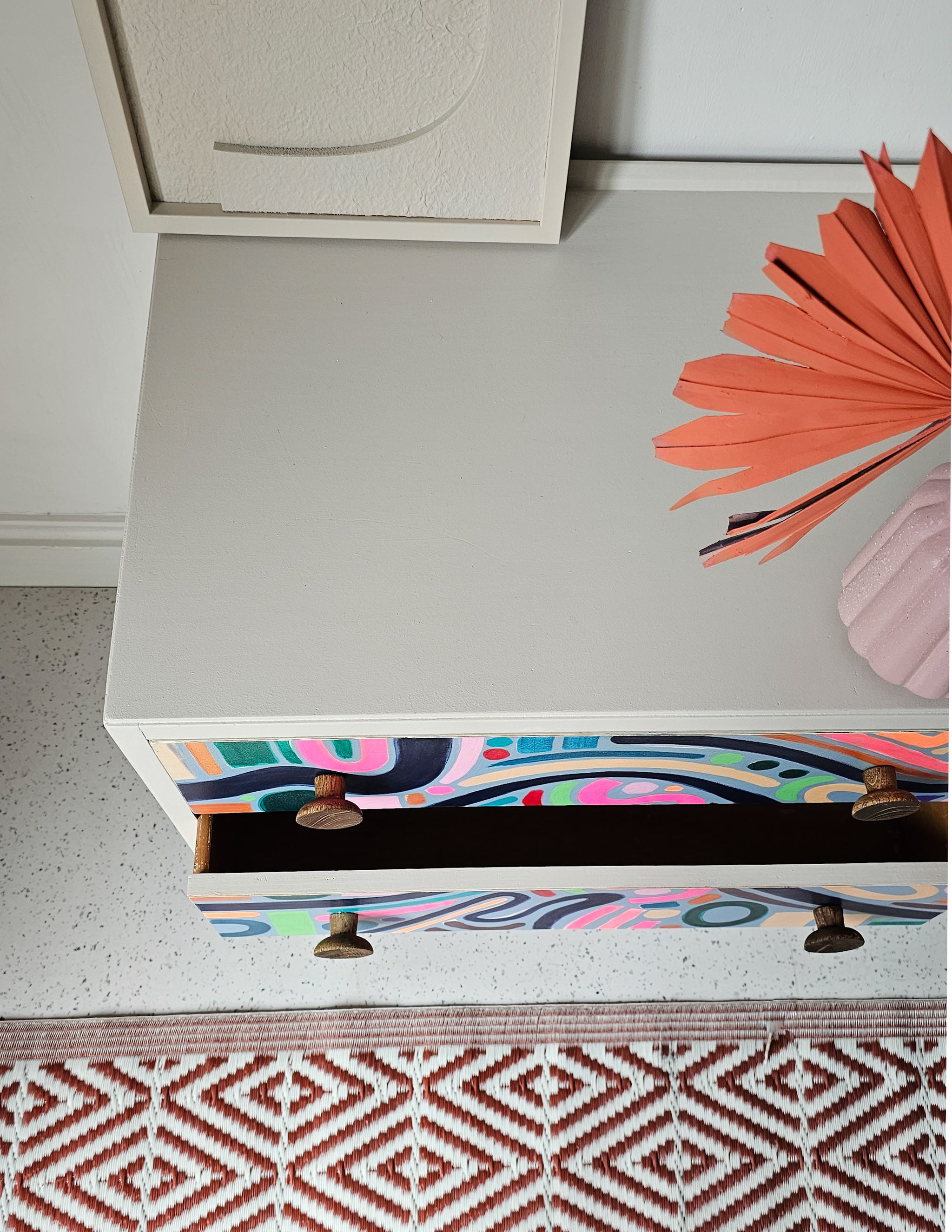 The Doodle Mid Century Chest of Drawers – Chloe Kempster