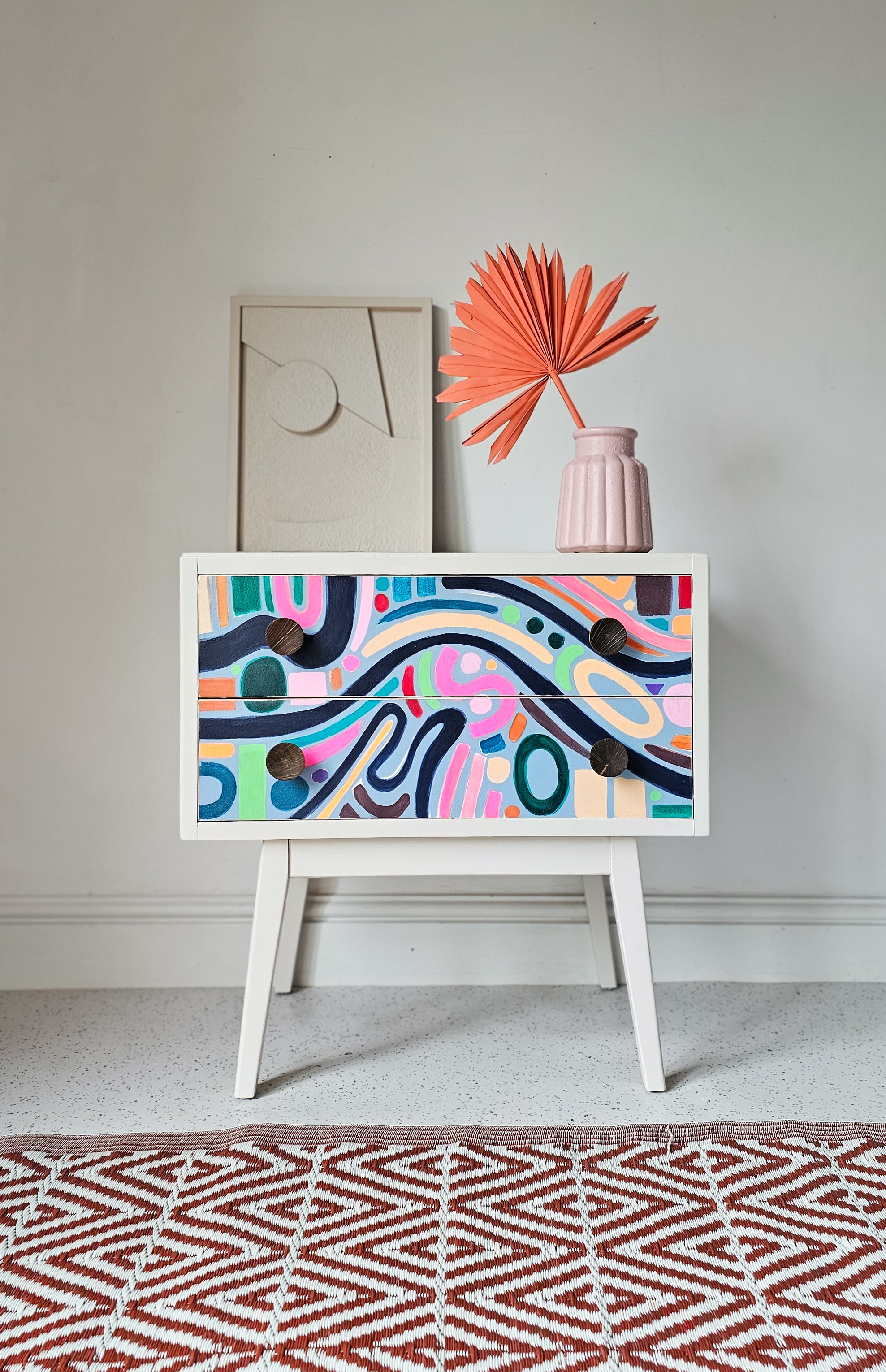 The Doodle Mid Century Chest of Drawers – Chloe Kempster