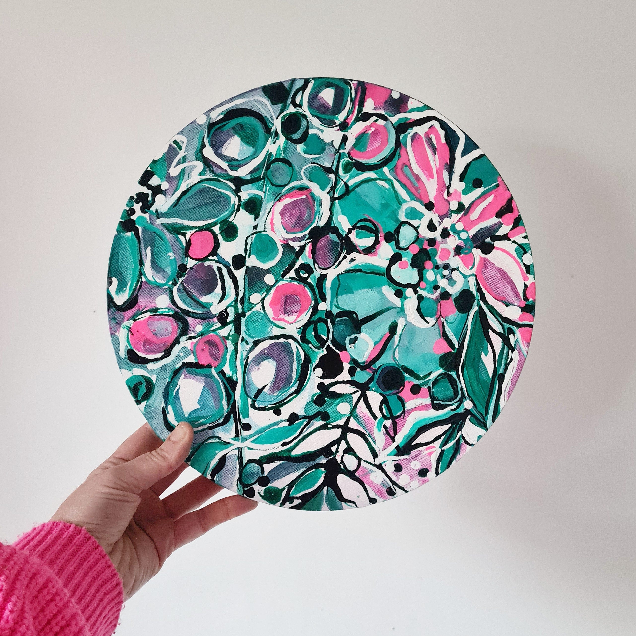 Breakthrough Ink & Chalk paint on Canvas – Chloe Kempster